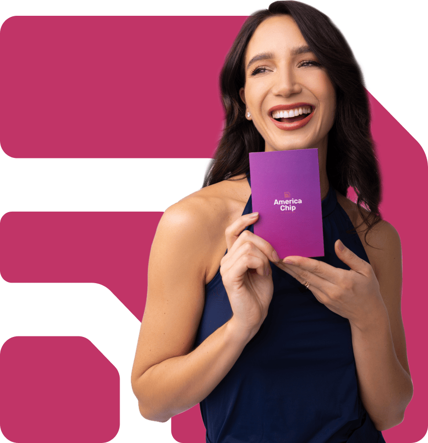 eSIM Internacional Mundo: conexão ilimitado | AmericaChip